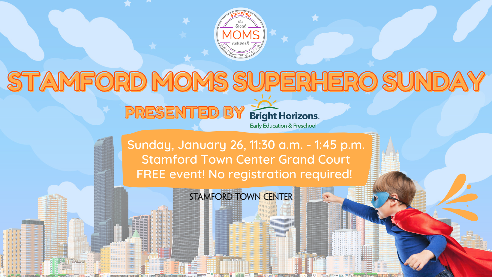 Stamford Moms Superhero Sunday at Stamford Town Center! - Stamford Moms