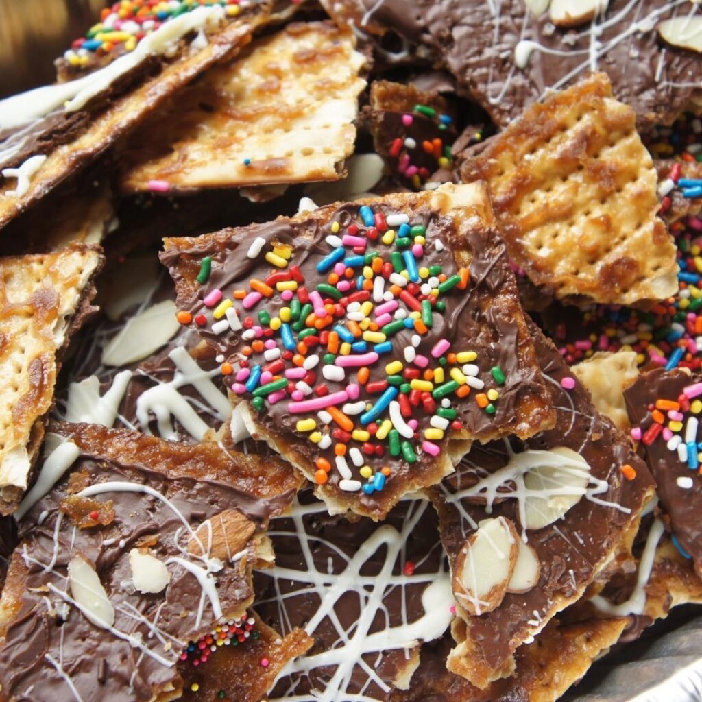 Recipe: Sprinkle Matzah Toffee - Stamford Moms