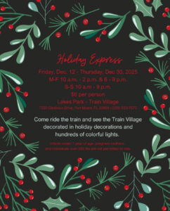 Holiday Express @ Lakes Park Train Village - The Naples Moms
