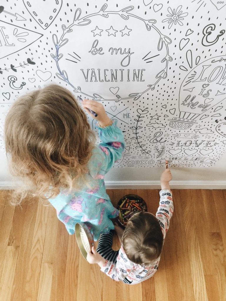 Valentine's Freebie: Giant Coloring Poster - South Shore Moms