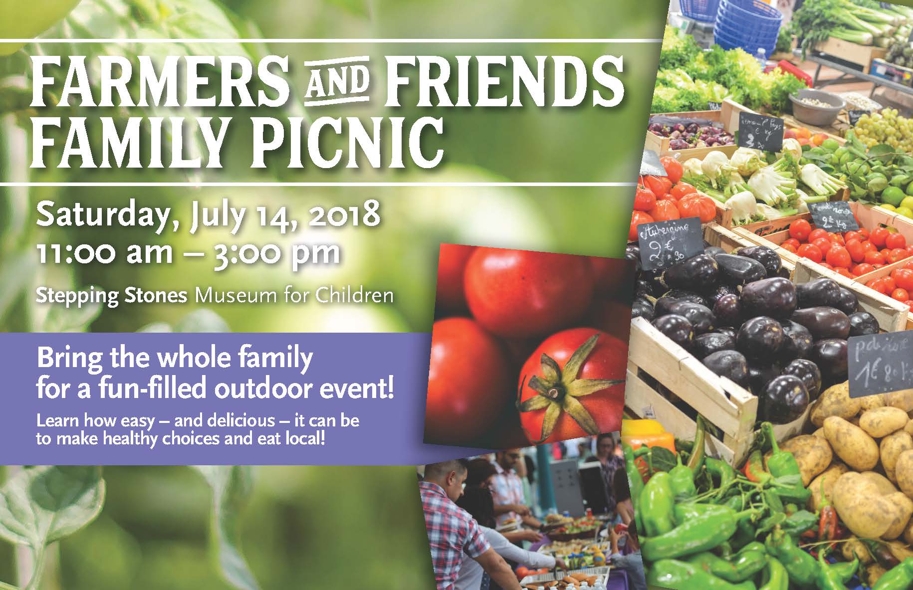 Stepping Stones: Farmers & Friends Family Picnic - Stamford Moms
