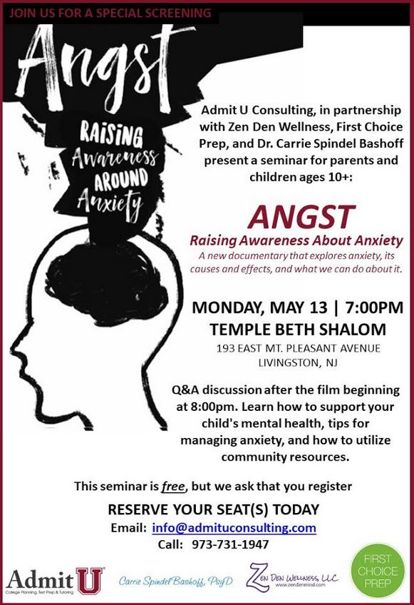 Angst - Raising awareness around Anxiety - Essex County Moms