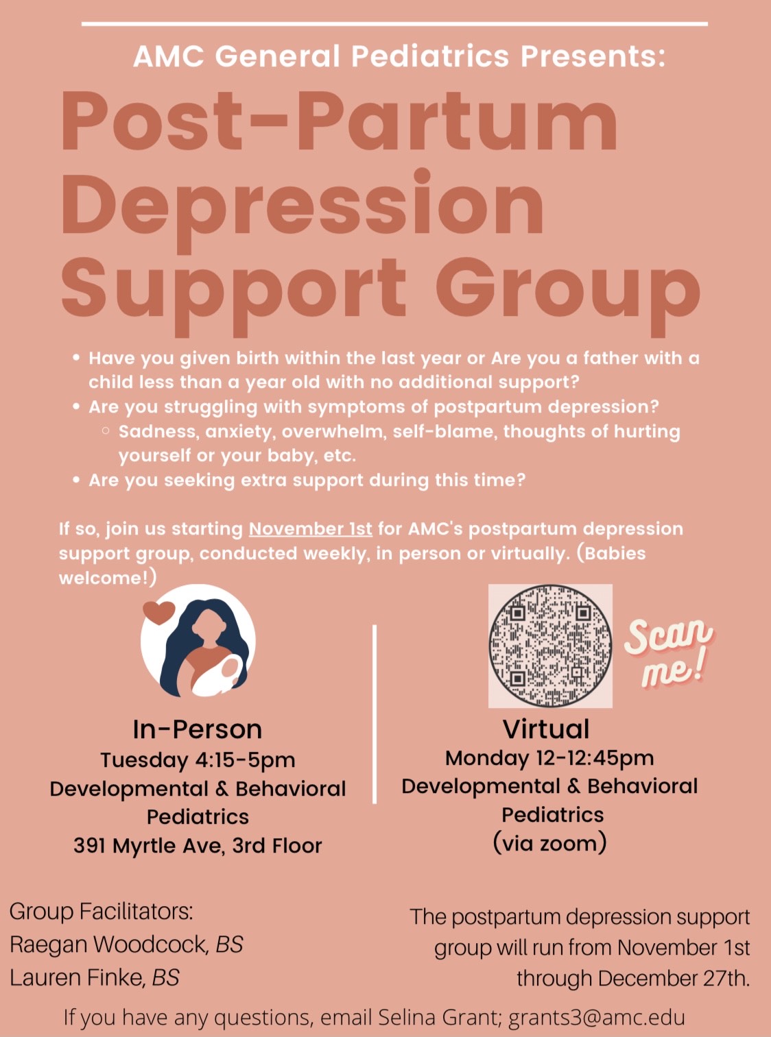 Postpartum Depression Support Group Capital District Moms